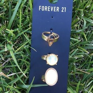 Forever 21 | Jewelry | Nwt Forever2 Sexy Cute Rings Pack Spring Summer ...
